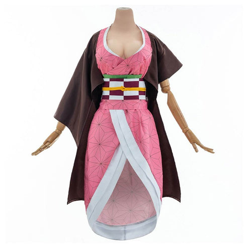 Demon Slayer: Nezuko Kamado Dress Cosplay Costume – Anime Cosplay Australia